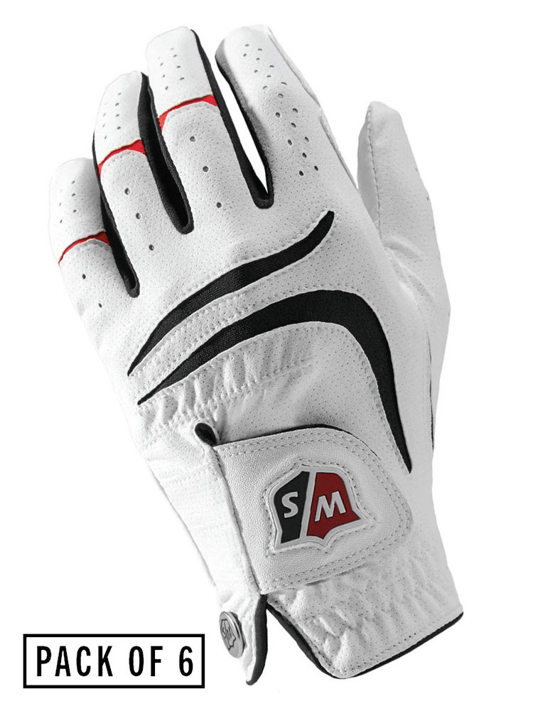 Wilson Staff Grip Plus Golf Glove - 6 Pack | GolfBox